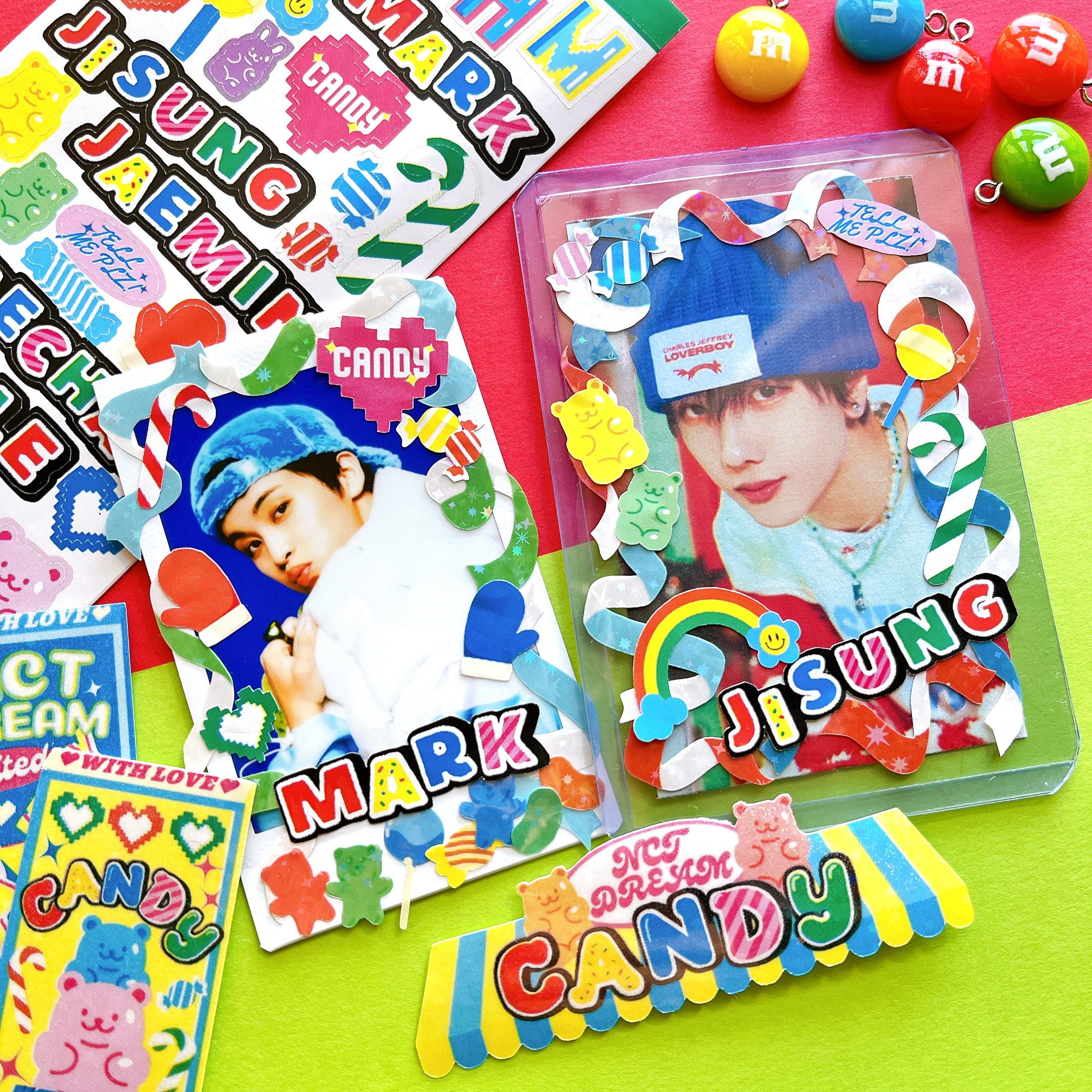 Kpop Nct Dream Candy Deco Sticker / Kpop Toploader Sticker / - Etsy