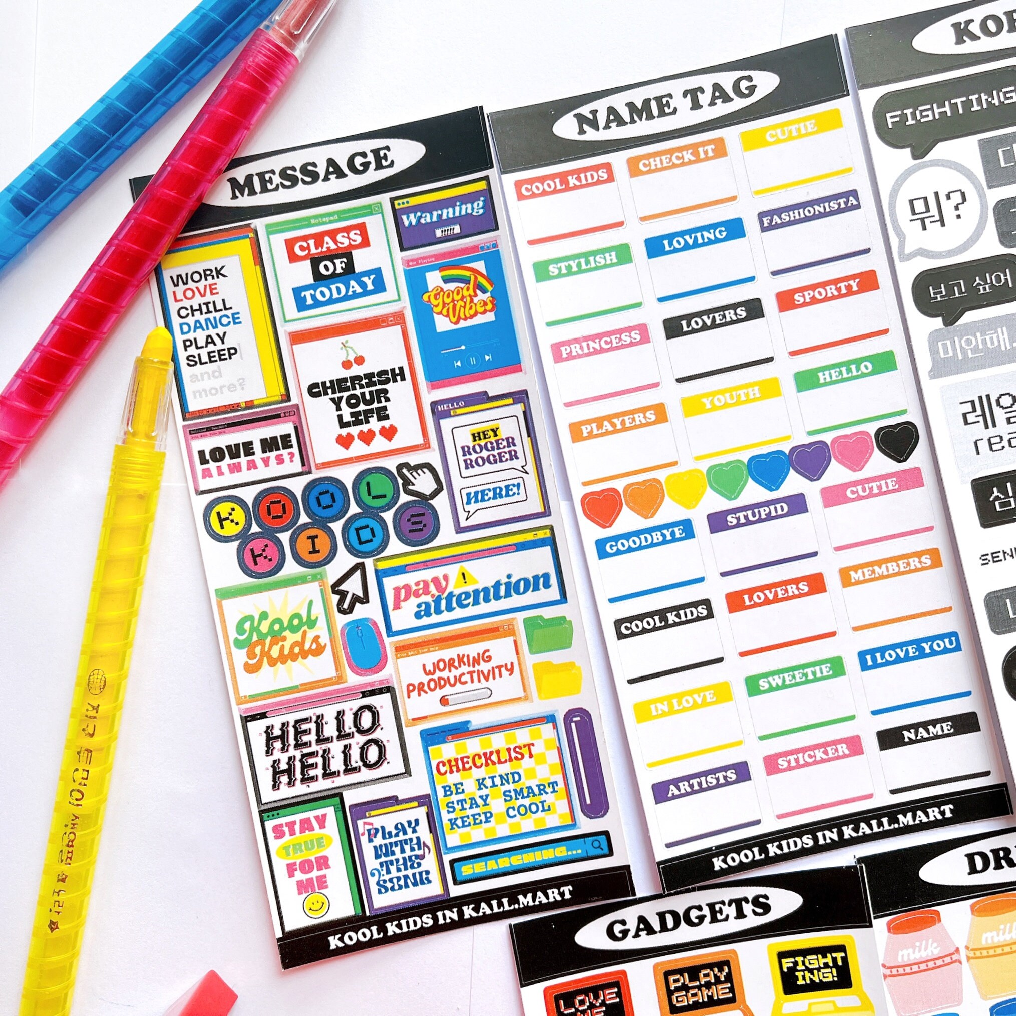 School Sticker / Korean Stickers / Polco Sticker / Journal - Etsy