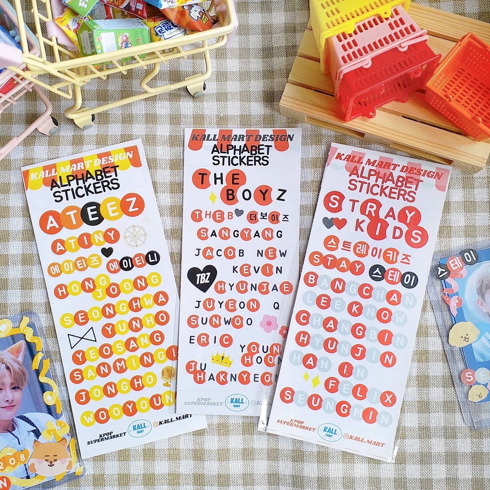 Kpop STRAY KIDS Alphabet Sticker / Stray Kids Album / miroh / - Etsy.de