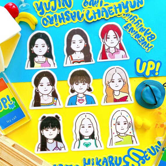 Kpop Kep1er up Cartoon Sticker / Kep1er Keychain /wadada / - Etsy