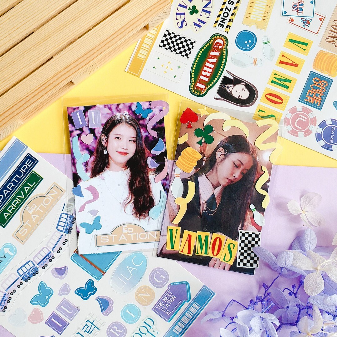 Kpop IU Lilac Sticker / IU Coins Sticker - Etsy