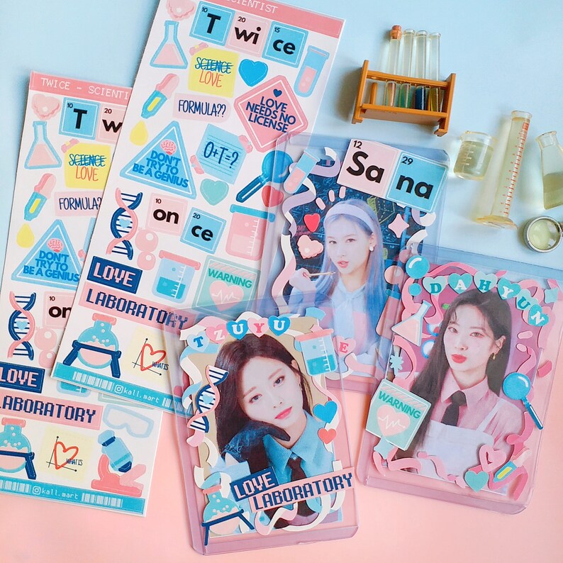 Kpop TWICE Scientist Theme Sticker / Twice Formula of Love / - Etsy