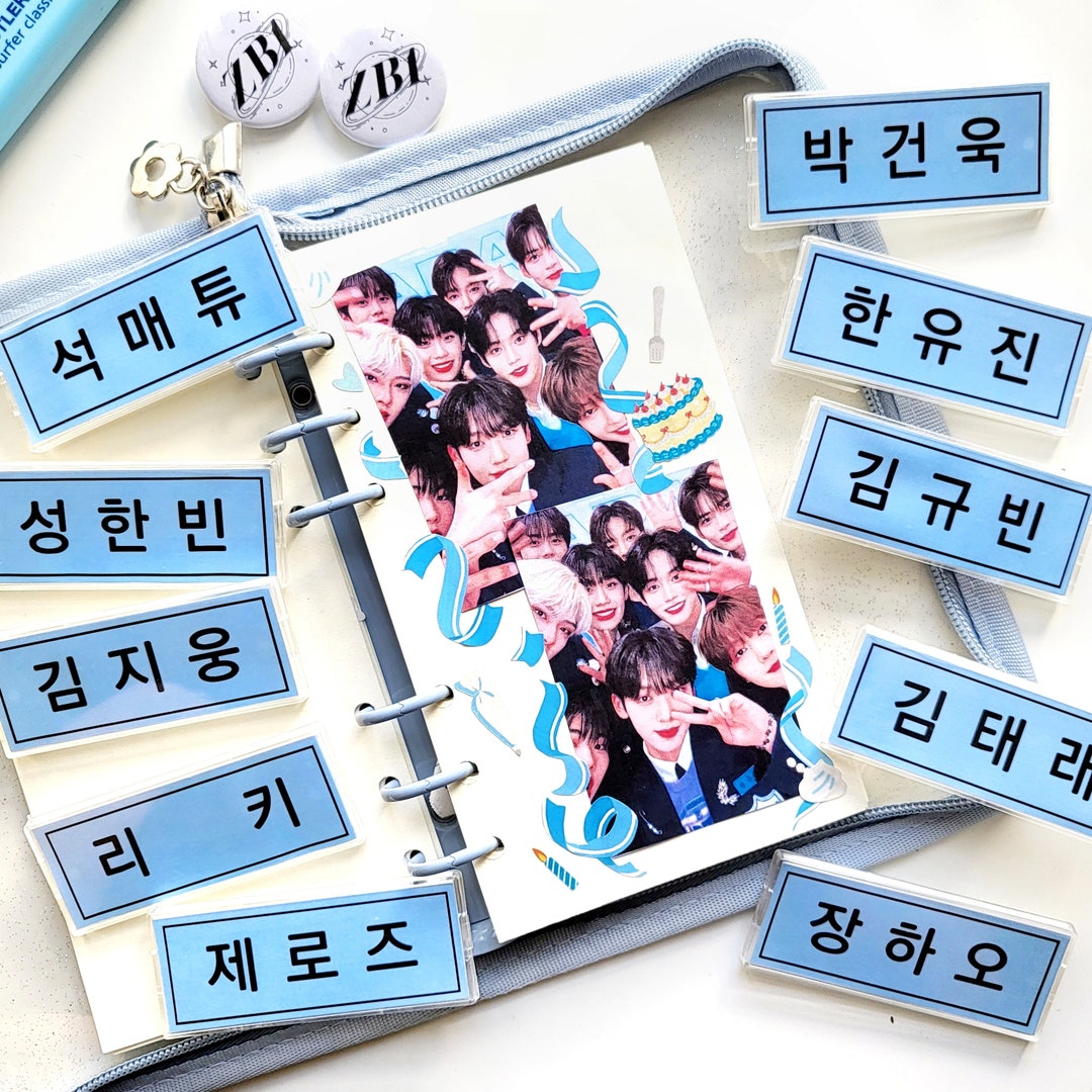 Kpop ZEROBASEONE Name Pins / ZB1 / Boys Planet / Zerobaseone Sticker ...