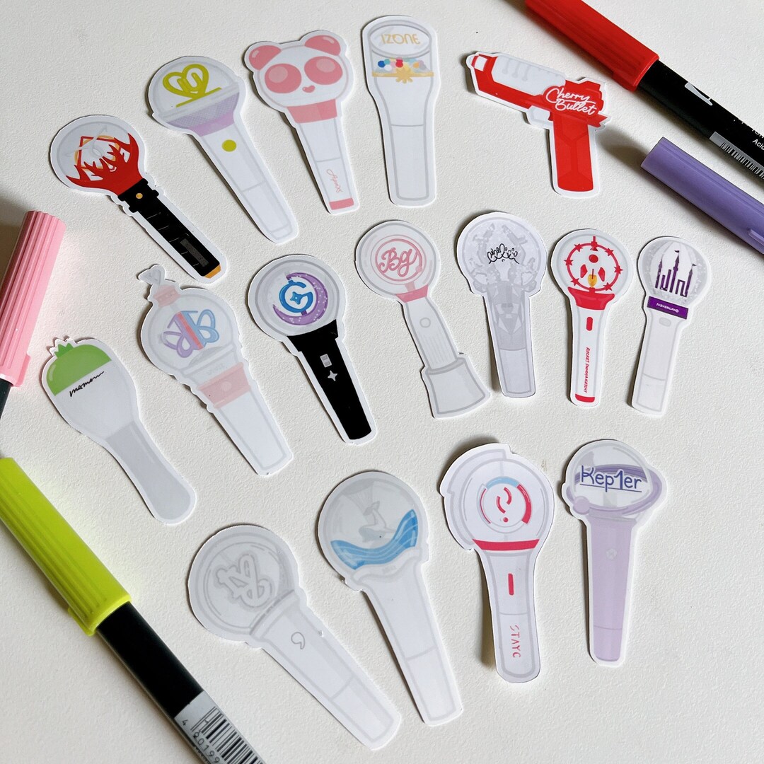 Kpop Girl Groups Lightstick Stickers/ Dreamcatcher Izone - Etsy