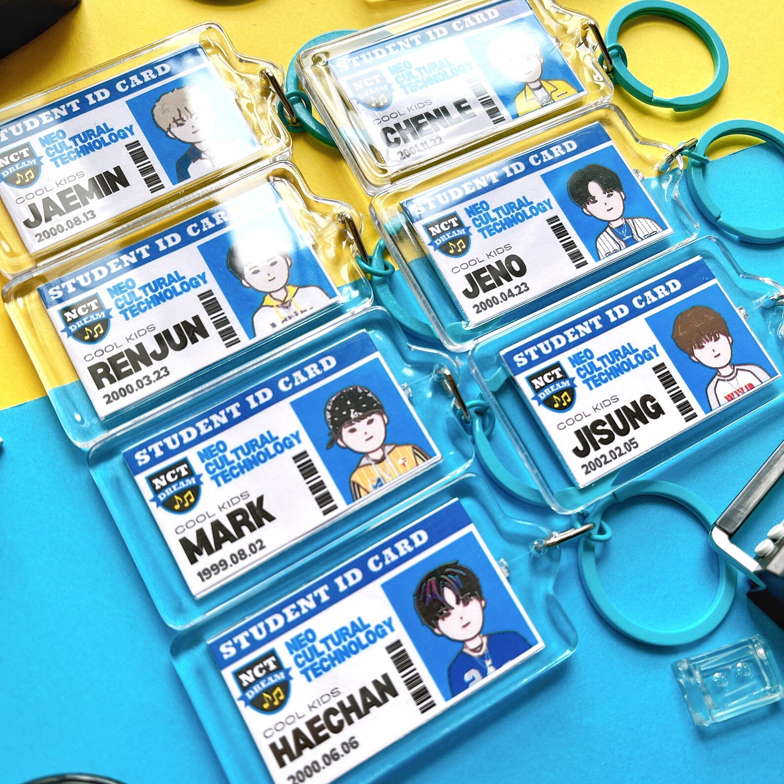 Kpop NCT DREAM Beat Box Student Card Keyring / Nct Sticker / | Etsy