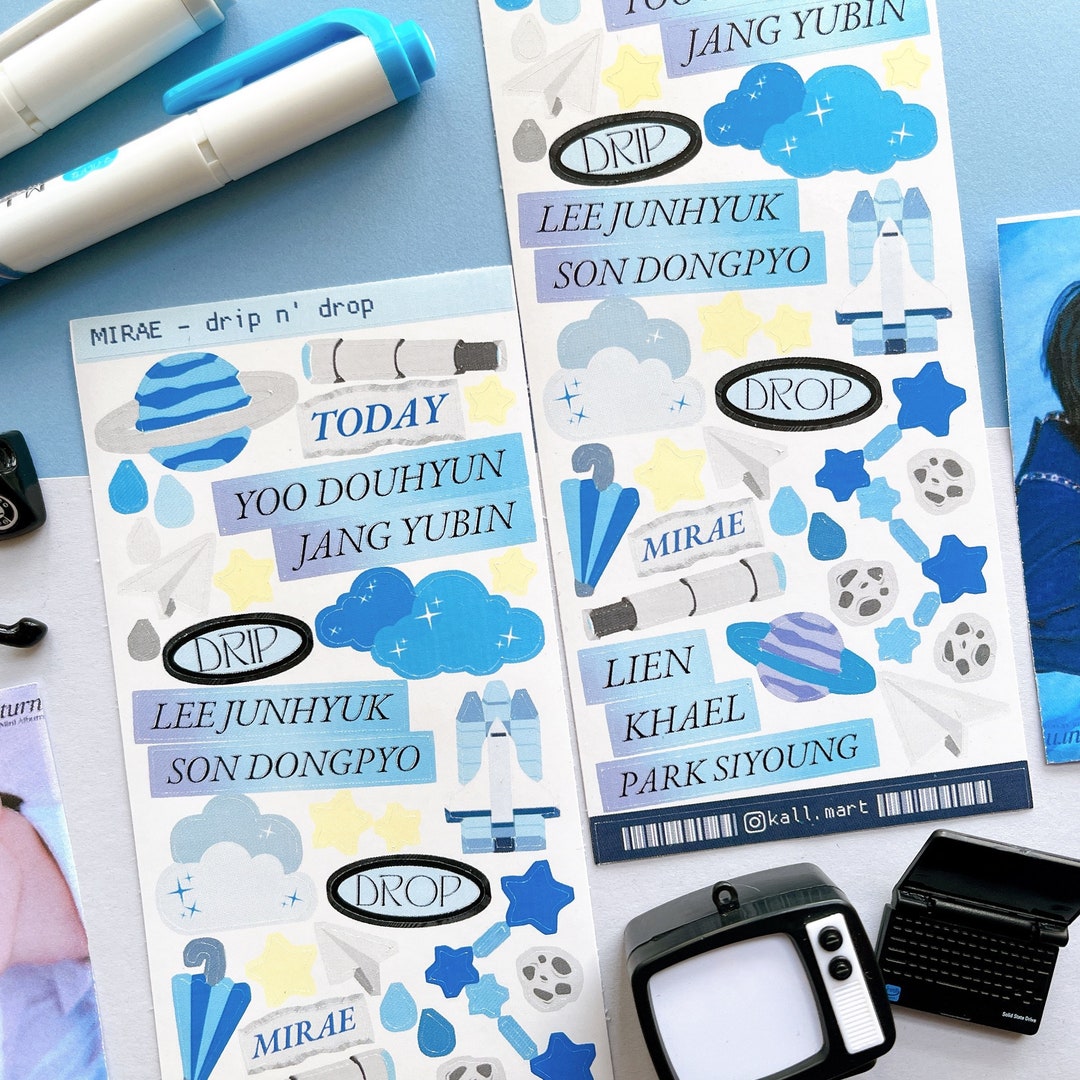 Kpop Mirae 미래소년 Drip N' Drop Theme Sticker / Mirae Sticker - Etsy