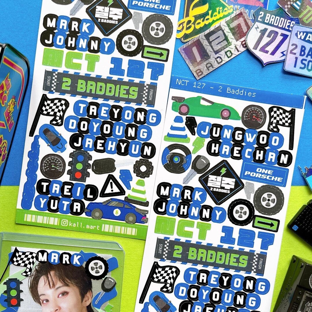 Kpop NCT 127 2 Baddies Deco Sticker / NCT Sticker /NCT Photocard /nct ...