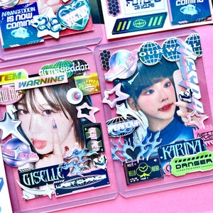 Kpop AESPA Supernova Theme Sticker / Aespa Sticker / Aespa Photocard ...