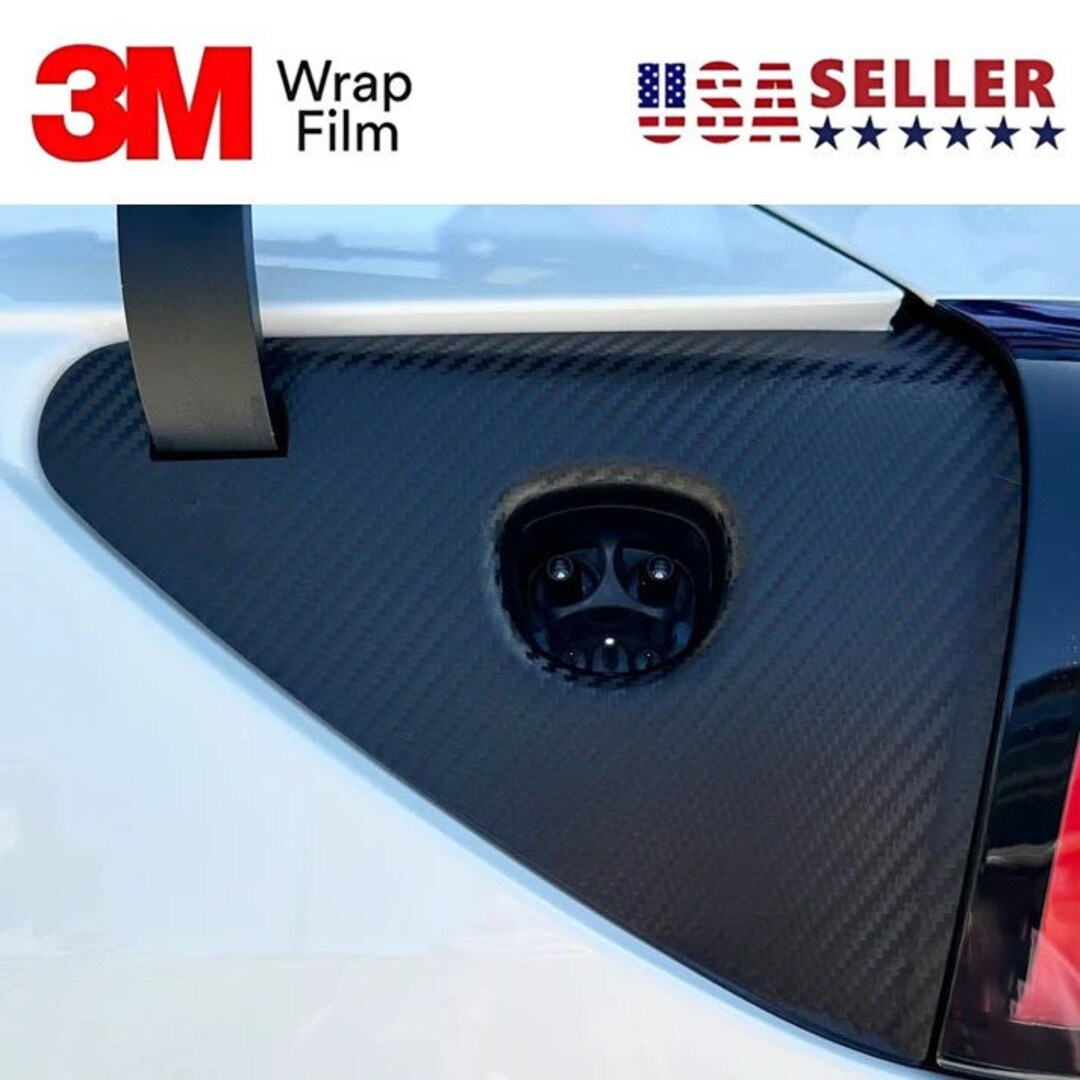 Tesla 2024 + Model 3 Highland Charging Port Wrap 3M Decal Sticker Over ...