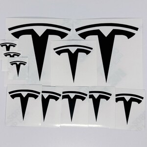 Tesla Model S Old Fascia Nose Cone Badge Emblem Logo 3M Vinyl Wrap ...