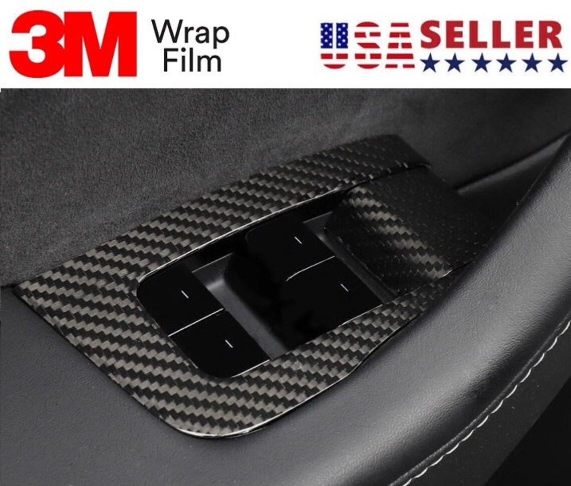 Tesla Model 3 / Model Y Window Switch Panel Trim Decal Sticker - Etsy