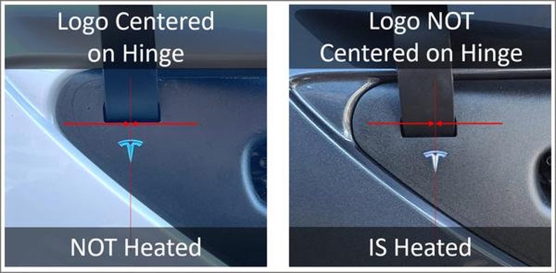 Tesla Model Y / Model 3 Charging Port Wrap 3M Decal Sticker Heated - Etsy