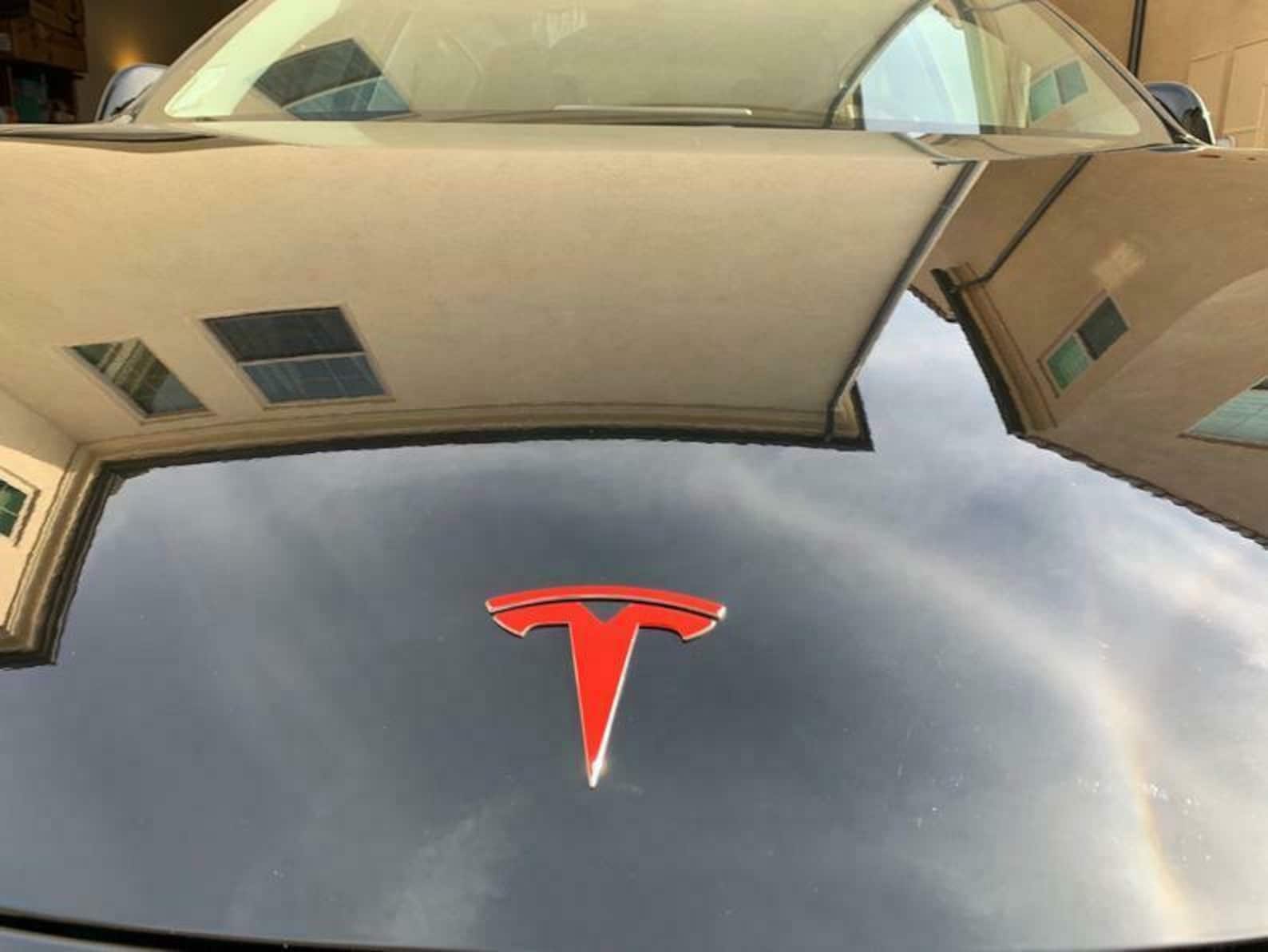 Tesla Model 3 Badge Emblem Logo 3M Vinyl Wrap Decal Sticker Bundle 12 ...