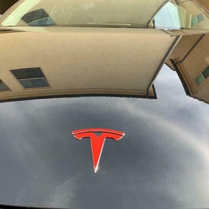 Tesla Model 3 Badge Emblem Logo 3M Vinyl Wrap Decal Sticker Bundle 12 ...