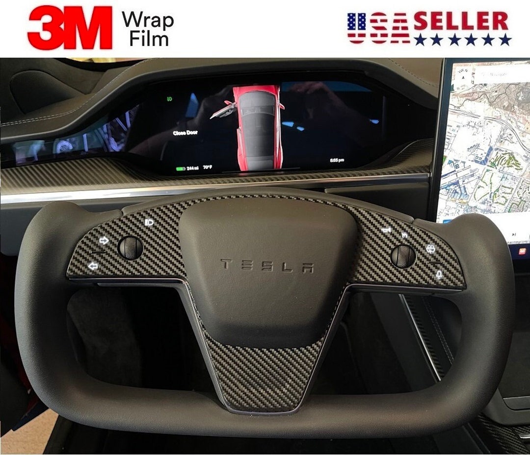 2021 - 2022 Tesla Model S / Model X Plaid & Long Range 3M Decal Wrap ...