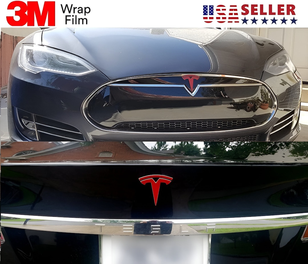 Tesla Model S Nose Cone Old Fascia Frunk and Trunk Emblem "t" Logo ...