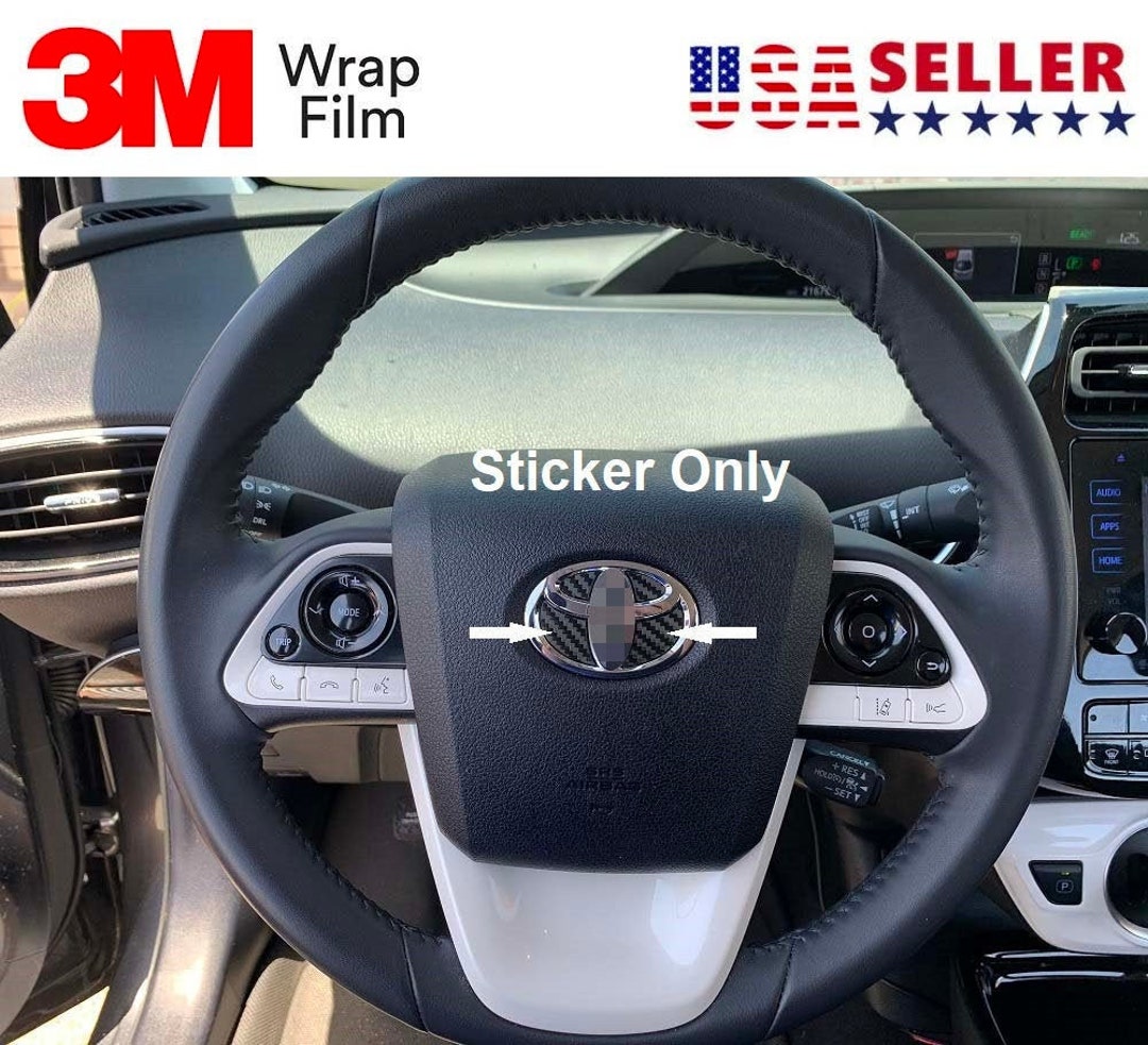 Toyota Steering Wheel Emblem Badge 3M Vinly Decal Sticker Wrap - Etsy