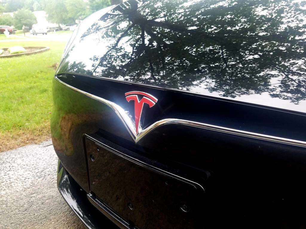 Tesla Model S New Fascia Badge Emblem Logo 3M Vinyl Wrap - Etsy UK