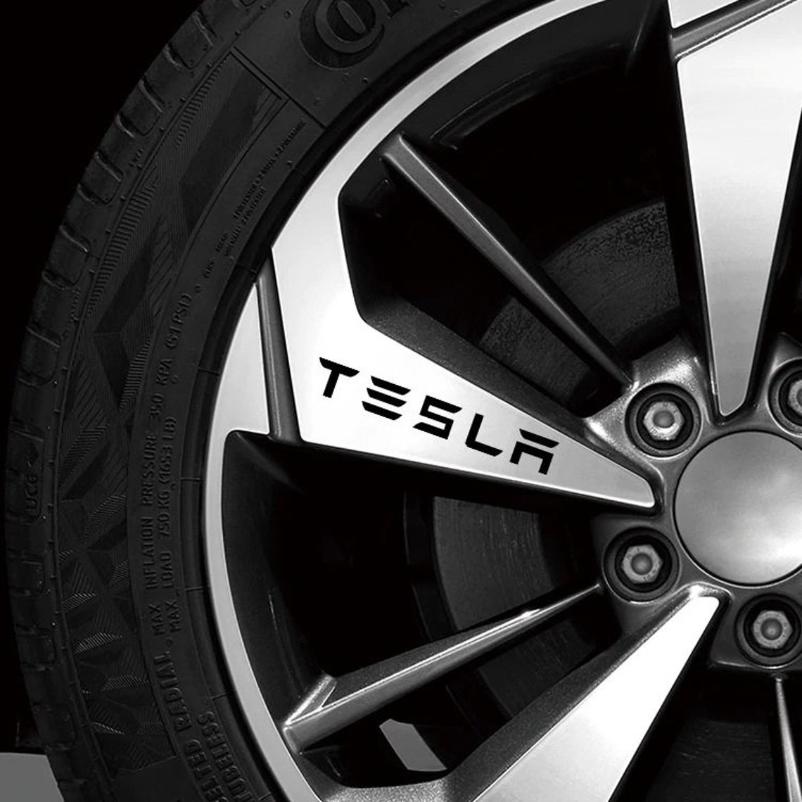 Tesla Logo 3M 1080/2080 Vinyl Sticker Window Laptop Wheel Rim | Etsy