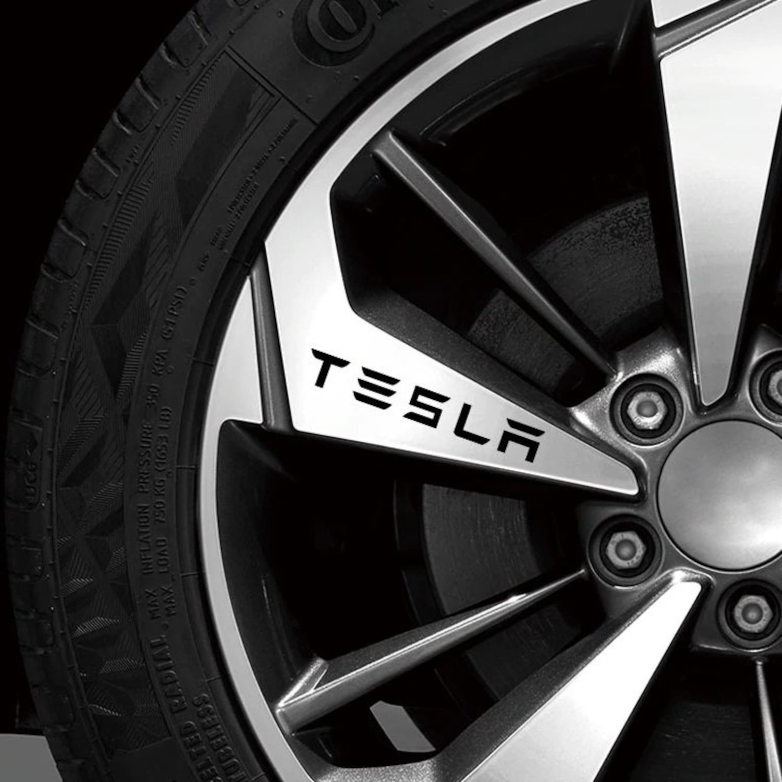 Tesla Logo 3M 1080/2080 Vinyl Sticker Window Laptop Wheel Rim - Etsy ...