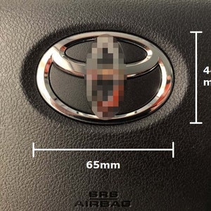 Toyota Steering Wheel Emblem Badge 3M Vinly Decal Sticker Wrap - Etsy