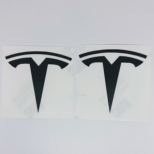 Tesla Model 3 Trunk / Frunk Emblem Badge Logo 3M 1080 Sticker Vinyl ...