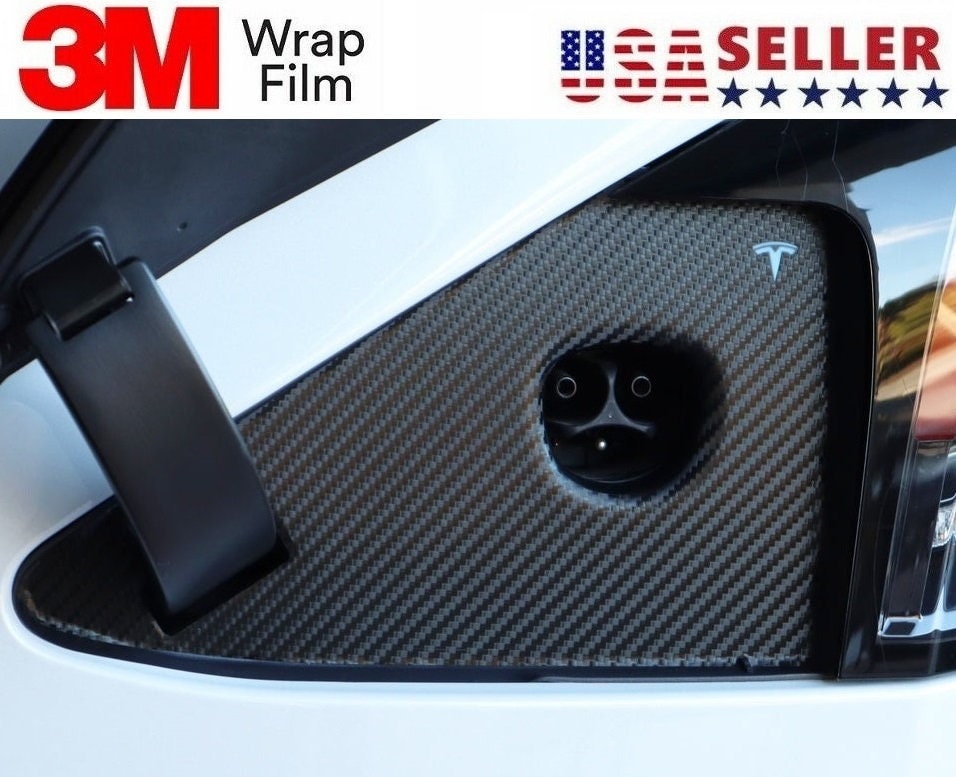 Tesla 2022 + Model X PLAID & LONG RANGE Charging Port Wrap 3M Decal ...