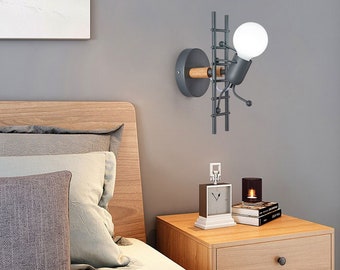 Cartoon Wall Lamp - Etsy