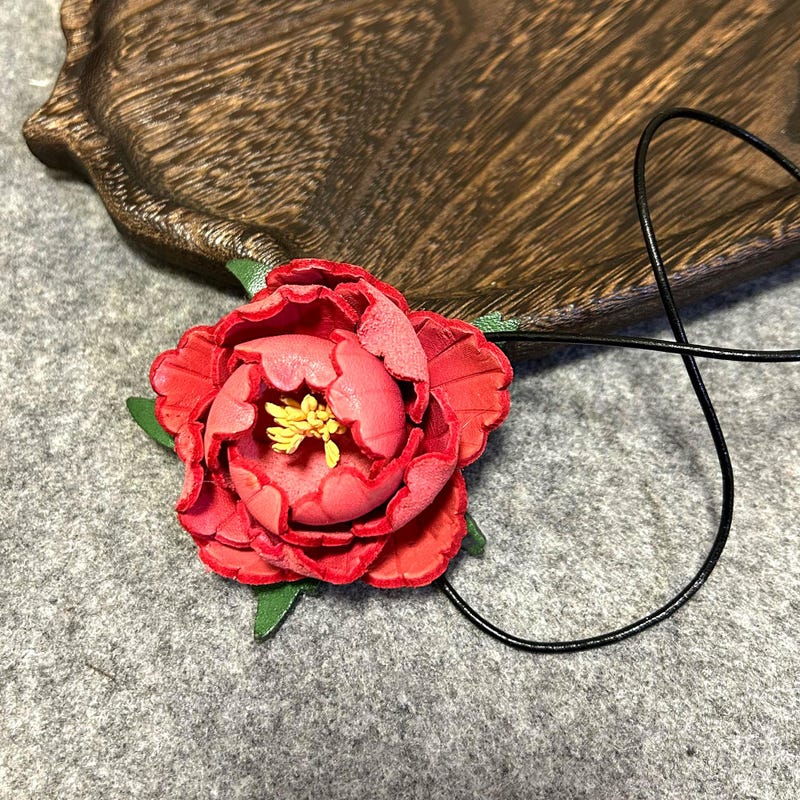 Peony Charm for Keychain - Etsy UK