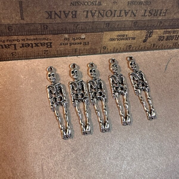 Skeleton Charm - Etsy