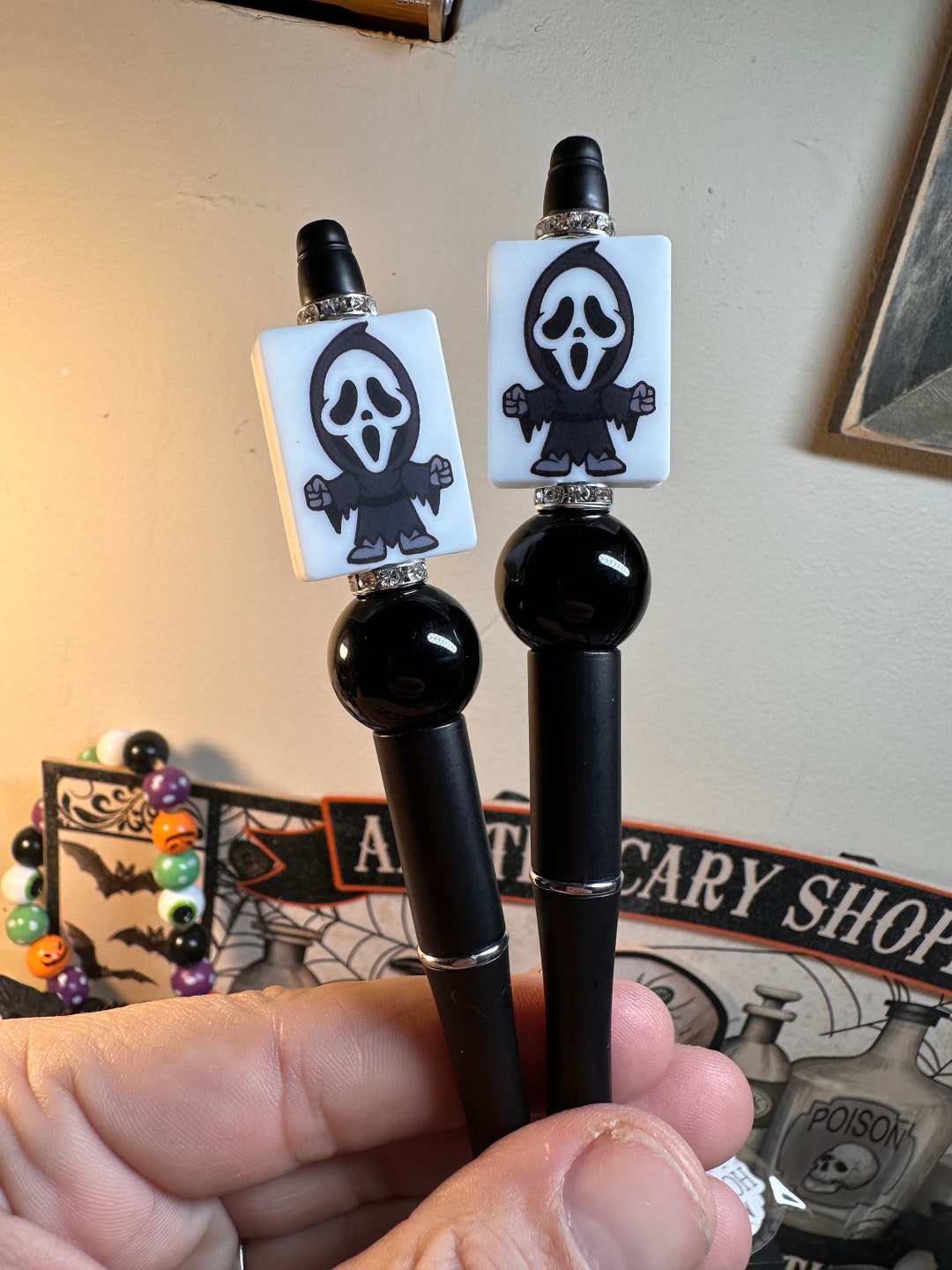 Scream - Themed - Focal Bead Pen - Etsy