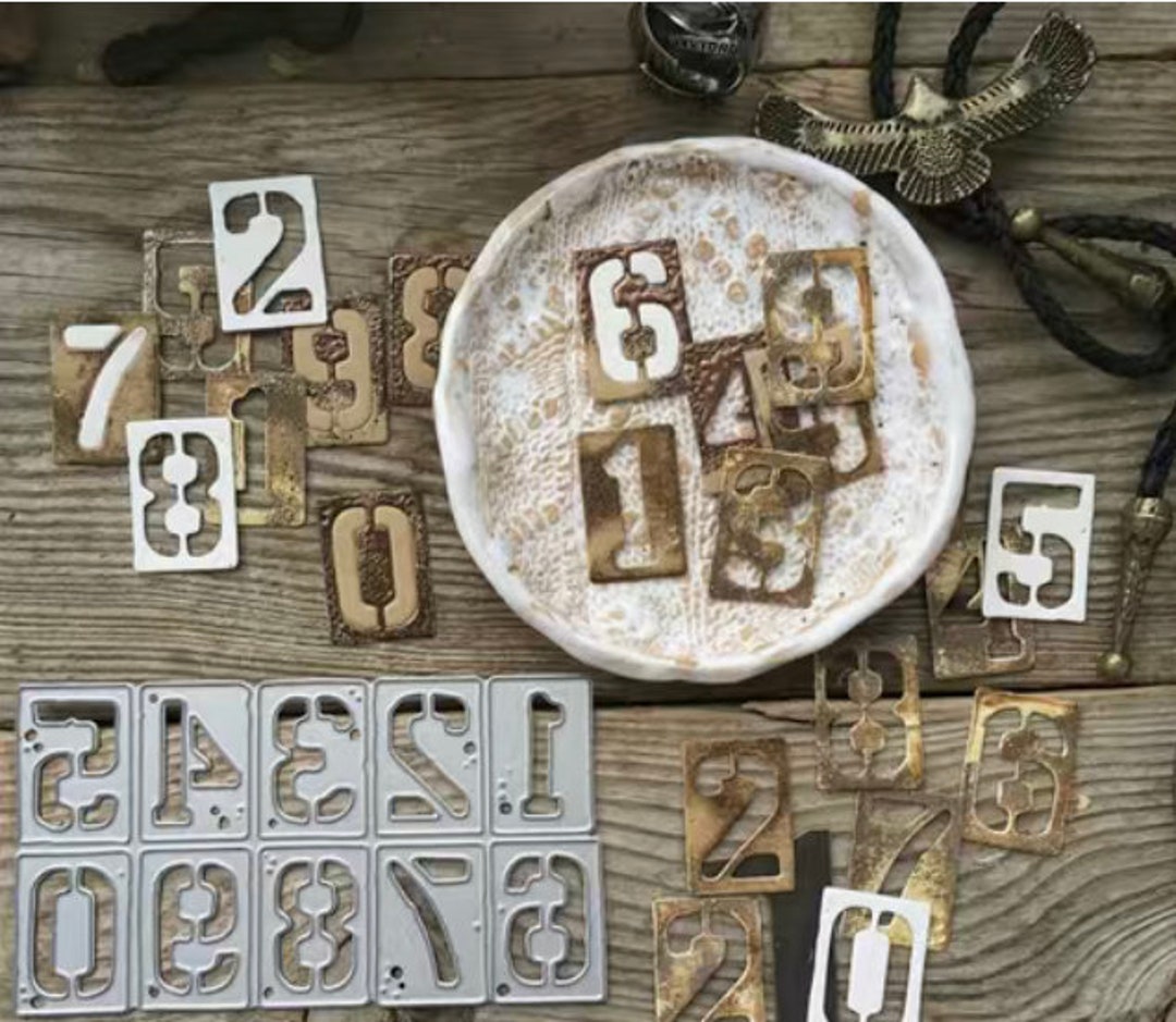 Die Cut - Numbers Set - Etsy