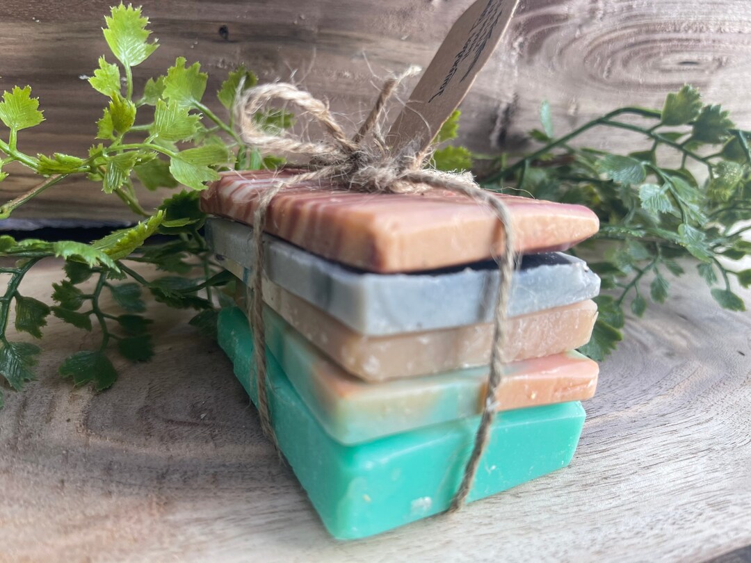 Handcrafted Soap Sampler Pack: All Natural Variety (5 Slices) - Etsy