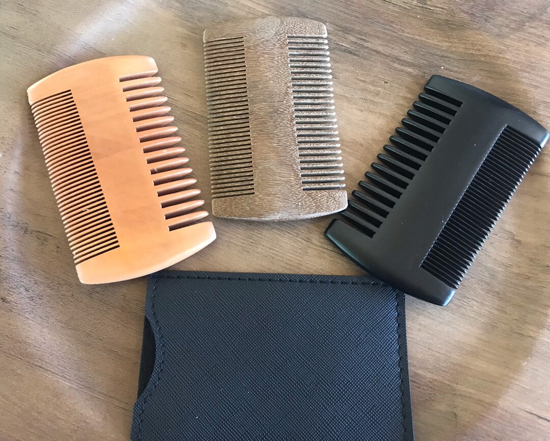 Bamboo Beard Comb, Mustache Comb Eco Friendly, Beard Grooming, Pocket ...