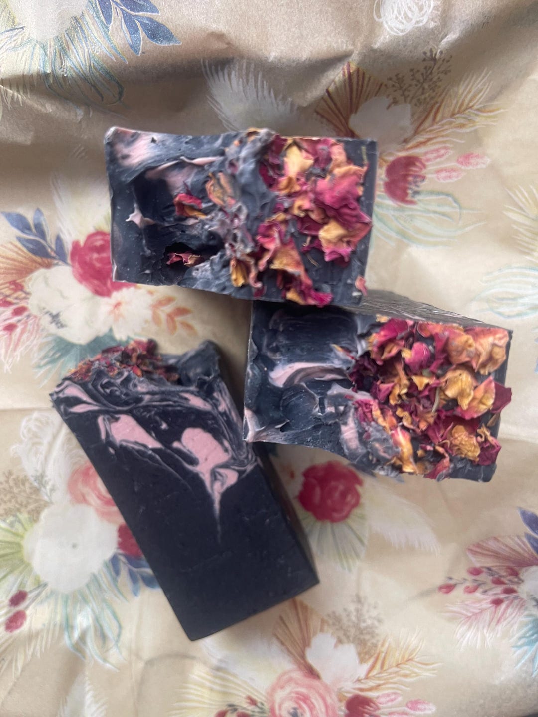 Black Rose Soap Bar, Rose Charcoal & Clay Soap, Rose Clay, Tallow Soap, Goat Milk Soap ...