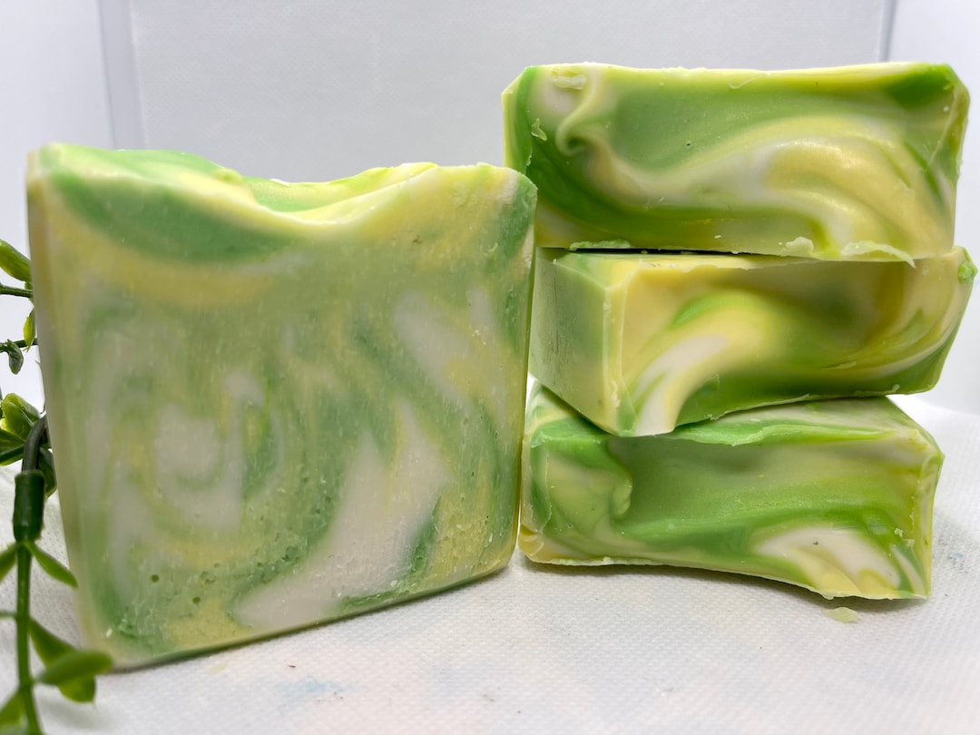Green Tea Lemongrass Bar Soap, Spring Soap, Lavender Farms Soaps, Green ...