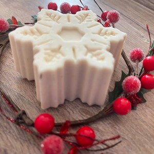 Snowflake Soap Bar , Stocking Stuffer, Gift Basket, Office Gift ...