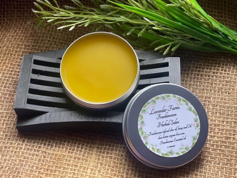Frankincense Salve: Herbal Skin Care Ointment - 2 Oz Travel Tin - Etsy
