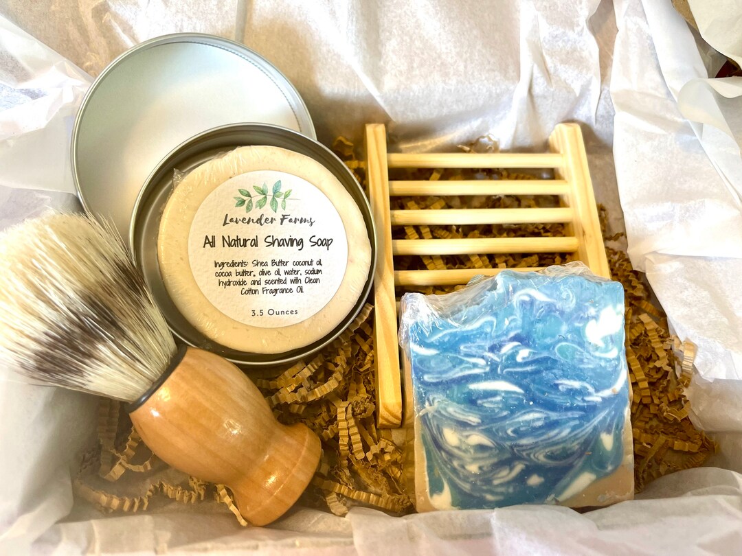 Shaving Set Gift Box, Shaving Gift Set, Fathers Day Gift, Eco Friendly ...