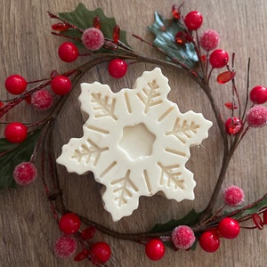 Snowflake Soap Bar , Stocking Stuffer, Gift Basket, Office Gift ...