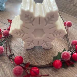 Snowflake Soap Bar , Stocking Stuffer, Gift Basket, Office Gift ...