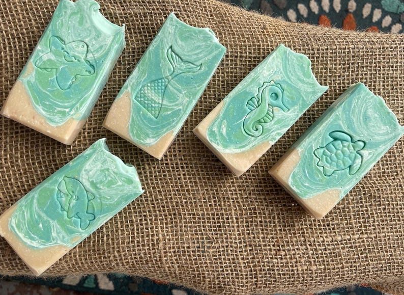 Ocean Mist Tallow Soap Bar: Beach Theme, Crisp Scent - Etsy