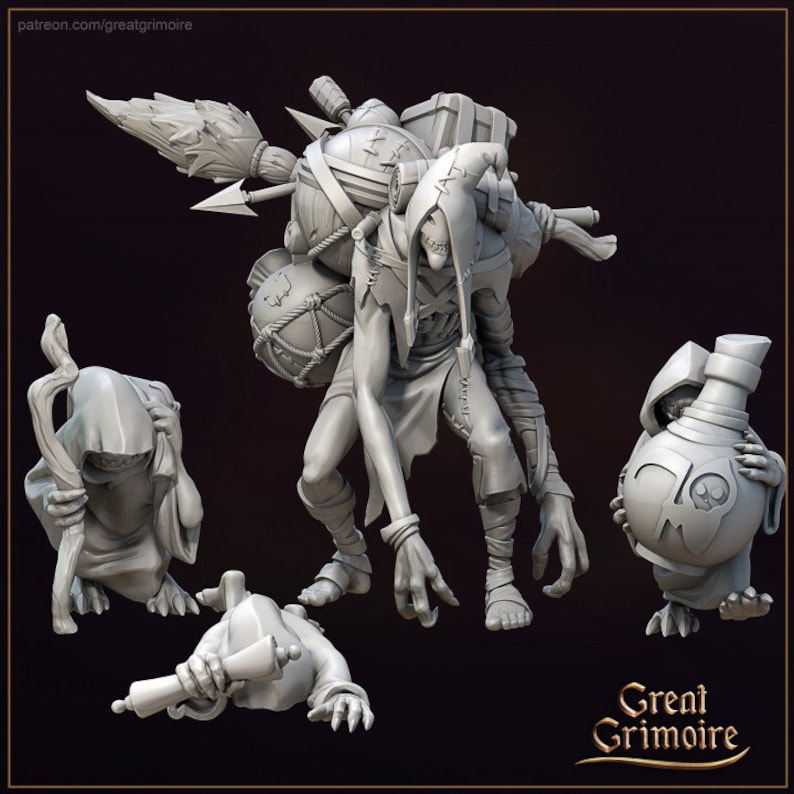 Merchants of the Dark Alley Miniatures: Fae Market by Great Grimoire - Etsy