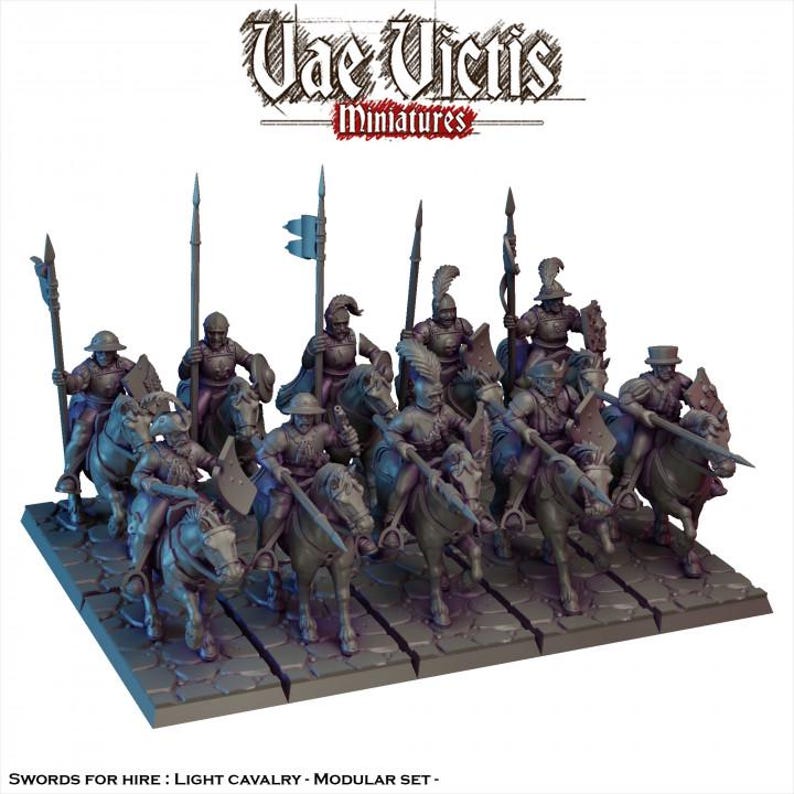 Light Cavalry Miniatures: 28mm Scale Unpainted Miniatures by Vae Victis ...
