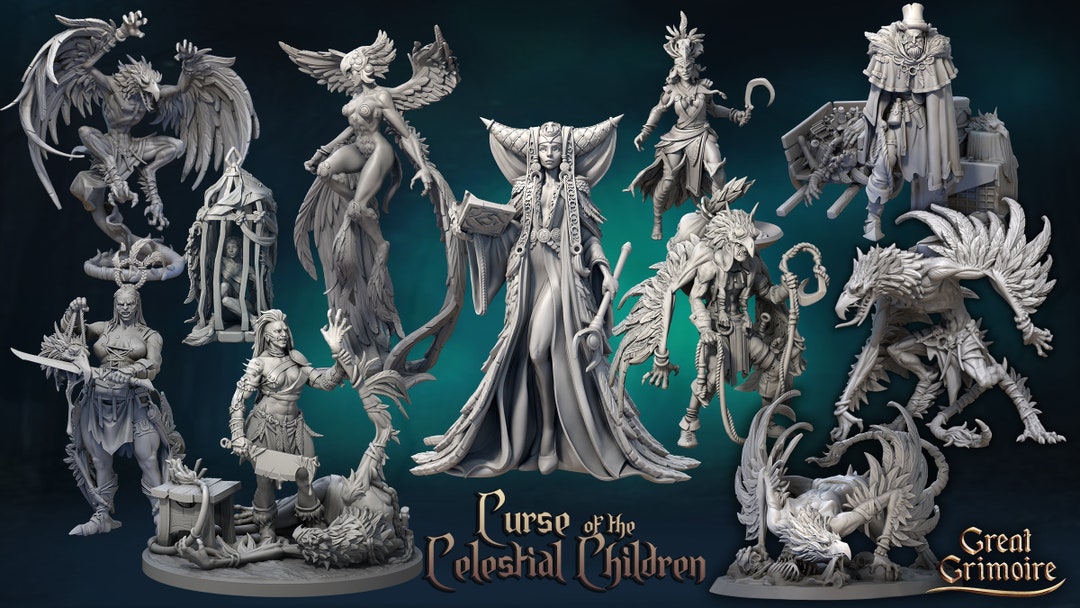 Curse of the Celestial Children by Great Grimoire 11x Miniatures ...