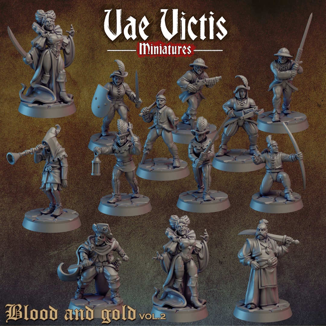 Modular Mercenary Miniatures: Blood and Gold by Vae Victis Miniatures ...
