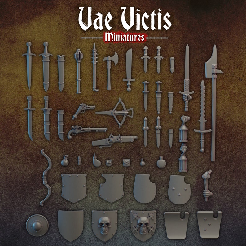 Greatswords and Feathers Miniatures: Vae Victis Mercenaries (28mm Scale ...