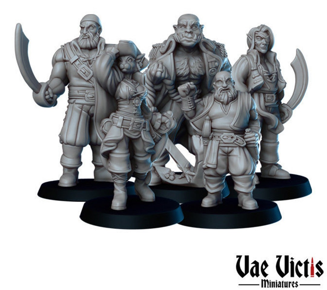 Pirate Miniatures: Volume One by Vae Victis (5x Miniatures) Available ...