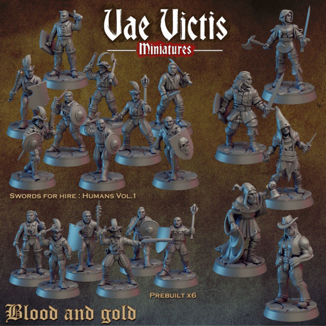 Modular Mercenary Miniatures: Blood and Gold by Vae Victis Miniatures ...