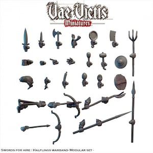 Modular Halfling Miniatures: Warband by Vae Victis Miniatures (12x ...